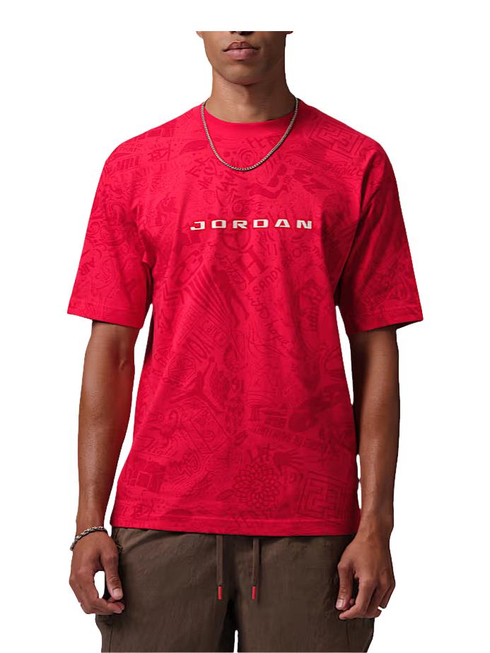 JORDAN jordan brooklyn t-shirt 'university red phantom'
